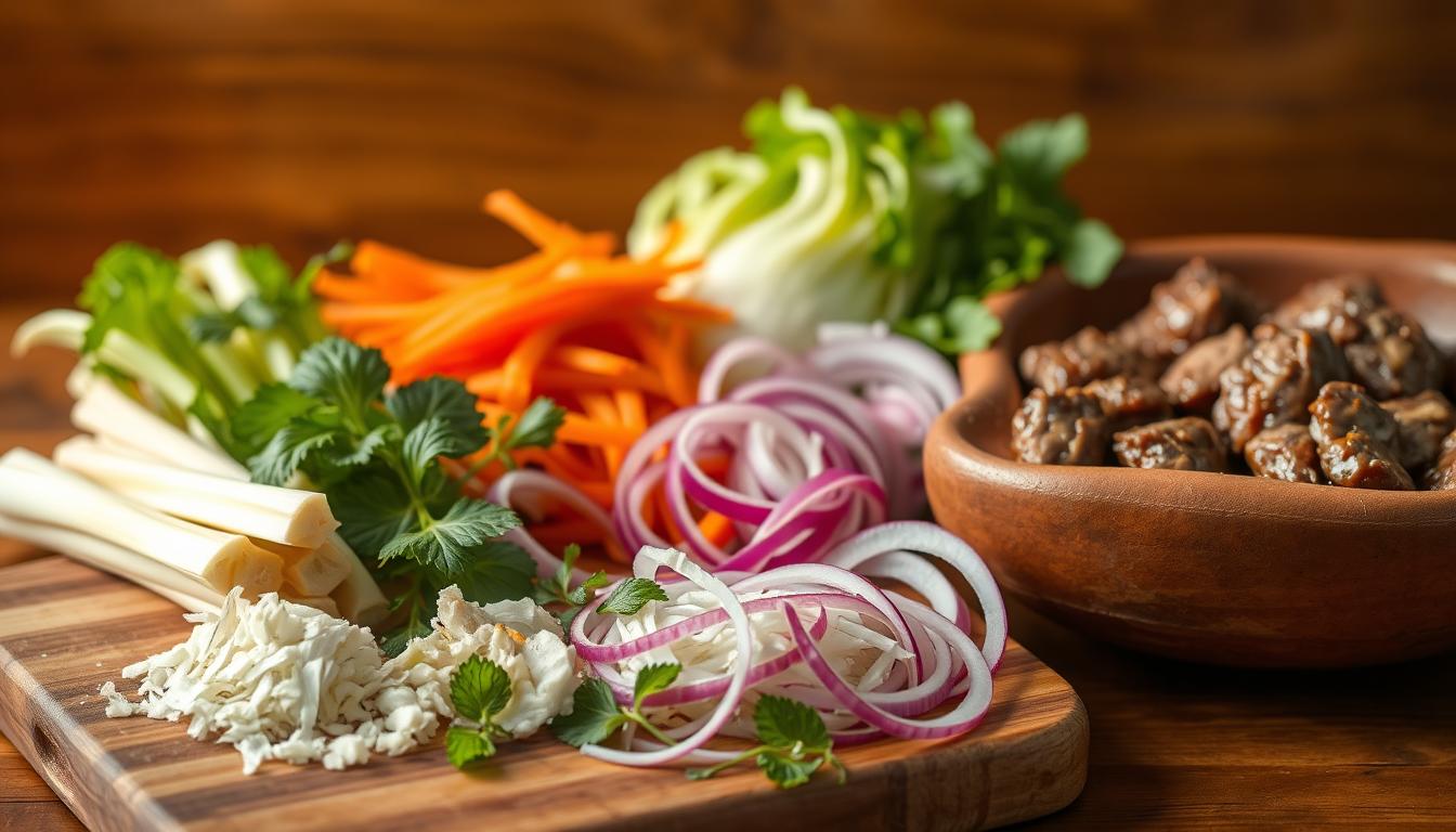 Lap Khmer Recipe – How to Make Cambodian Beef Salad with Lime & Herbs